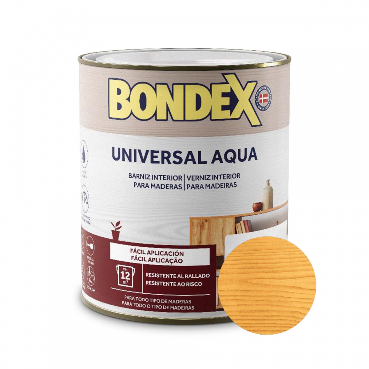 Bondex Universal Verniz Base Aquosa Brilhante 750ml - 448C083 | Ovarmat