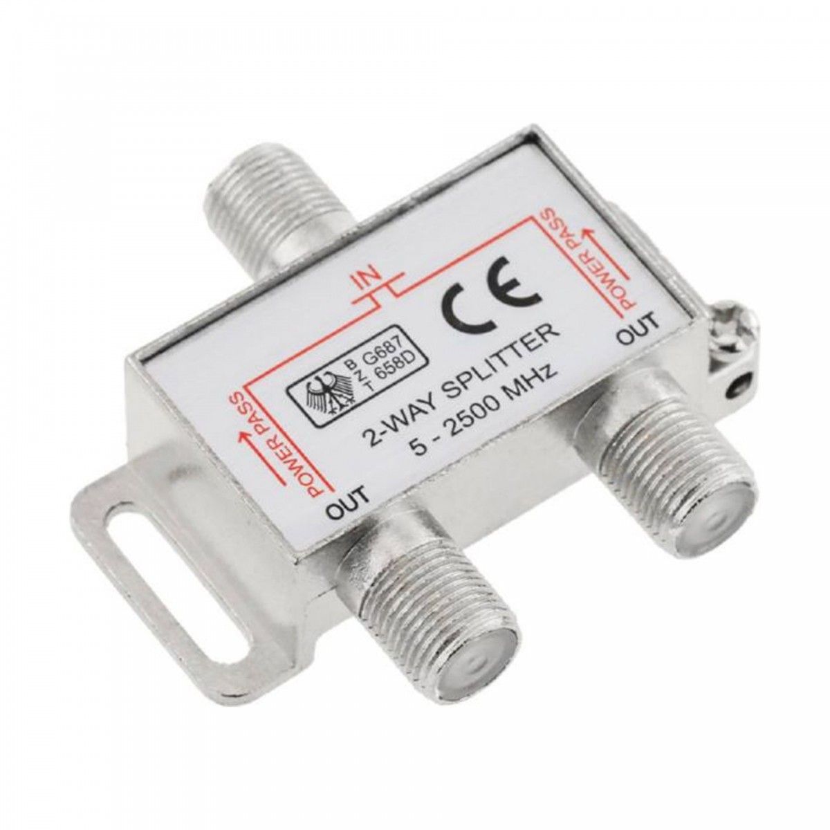 Repartidor de Sinal Tv 2 Vias Tipo "F" | Ovarmat