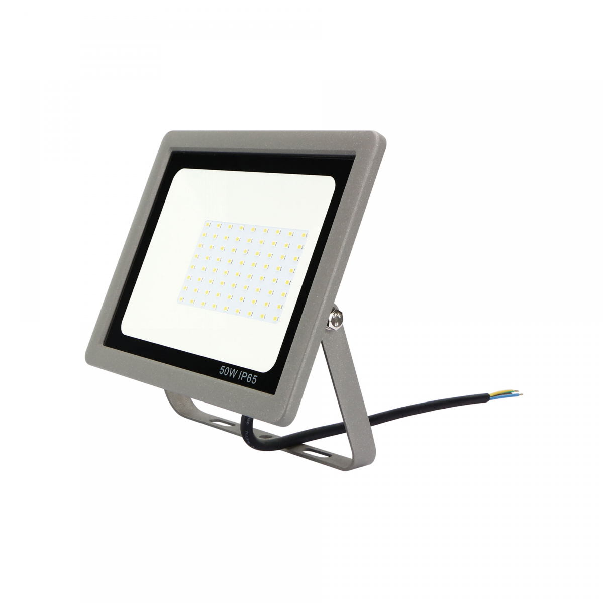 Foco Projetor Exterior Led Slim 50W 5000Lm 6500K Cinza - 1192378 | Ovarmat