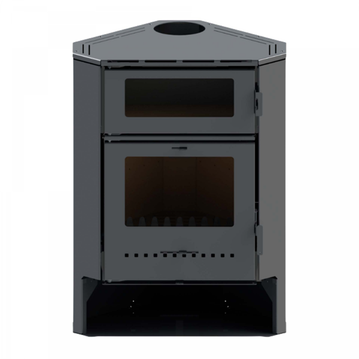 Salamandra de Canto Lenha 8,3KW Forno Sigma - 1200483 - Ovarmat