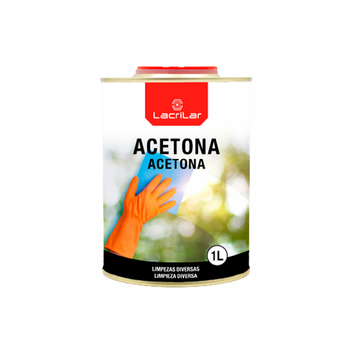 Acetona Pura 1L Lacrilar - 082553114302102 | Ovarmat